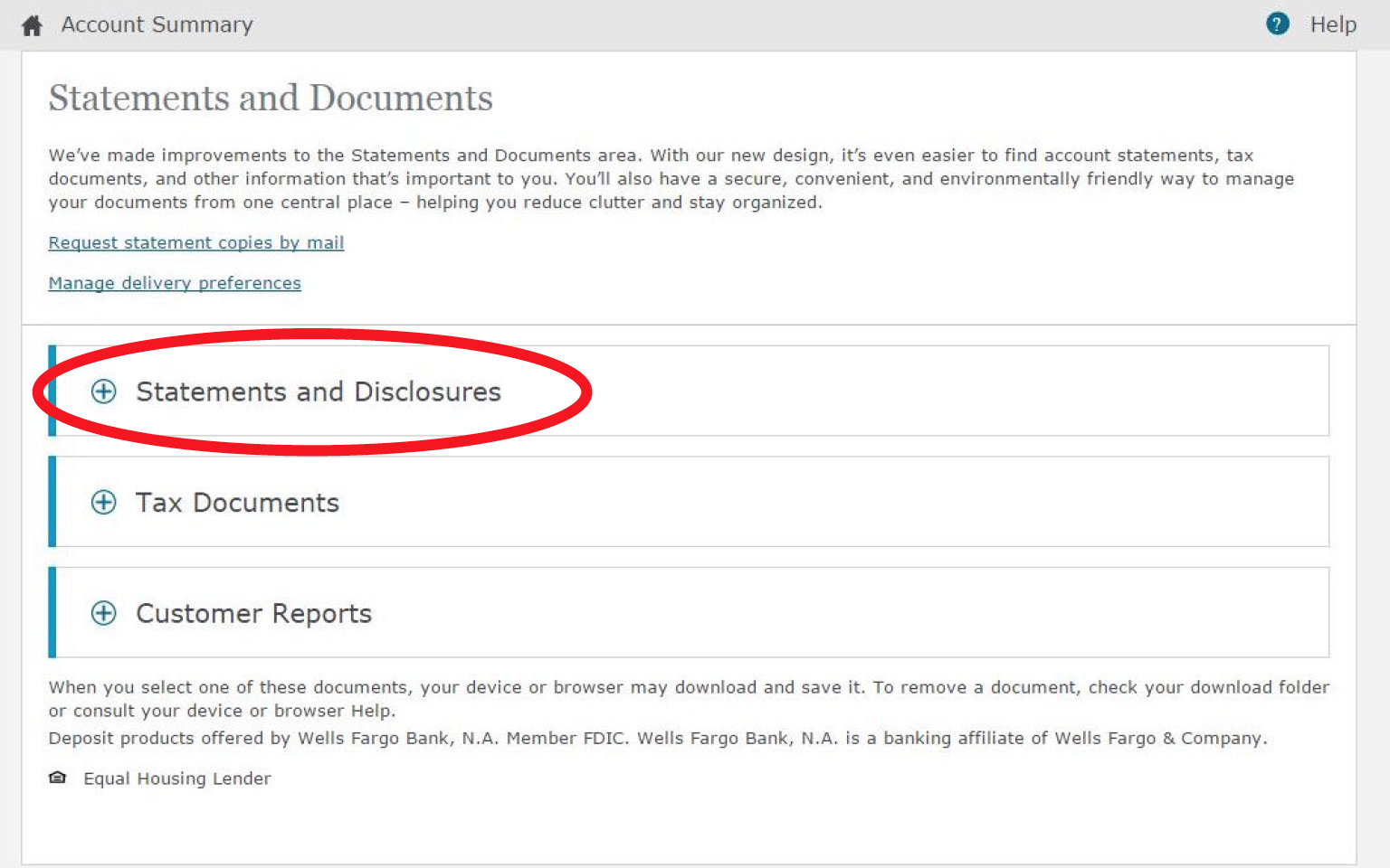 How To Download Your Wells Fargo Bank Statement